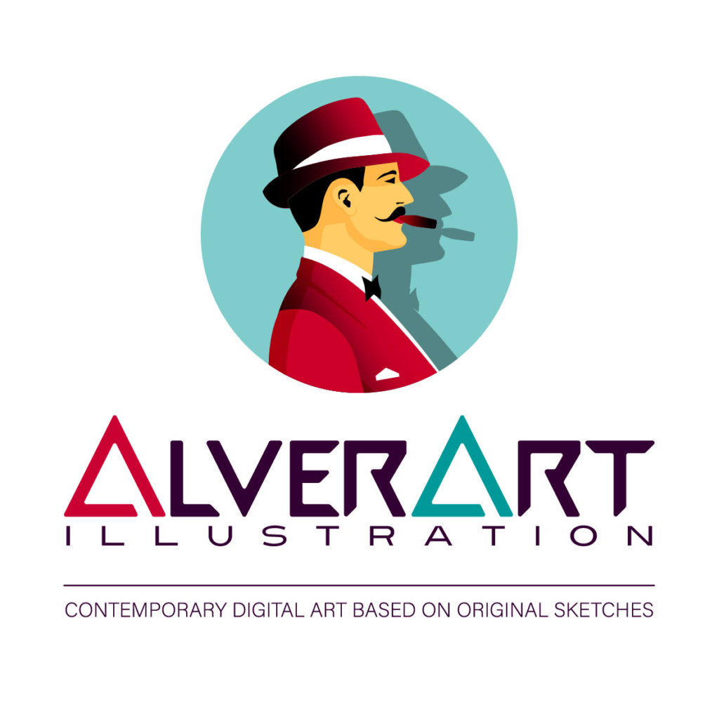 Contemporary Digital Art Based on Original Sketches — Travel art posters